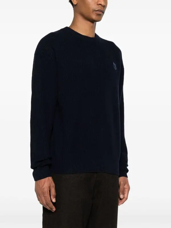 Maison Kitsuné Bold Fox Head-patch Ribbed Sweater