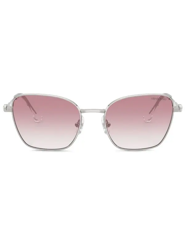 SWAROVSKI Oversized Sunglasses - Silver