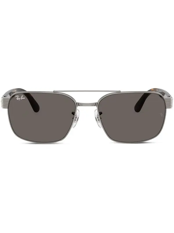 Ray-ban Logo-lettering Sunglasses - Silver