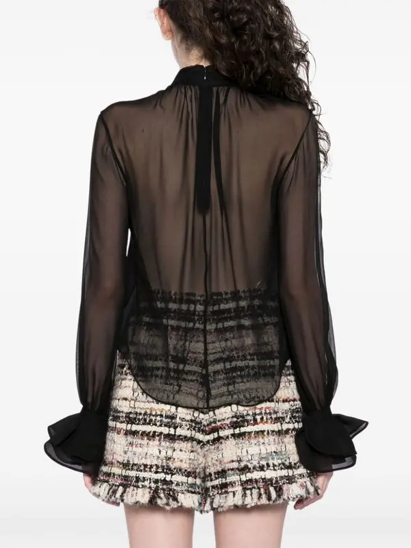 Giambattista Valli Semi-sheer Top