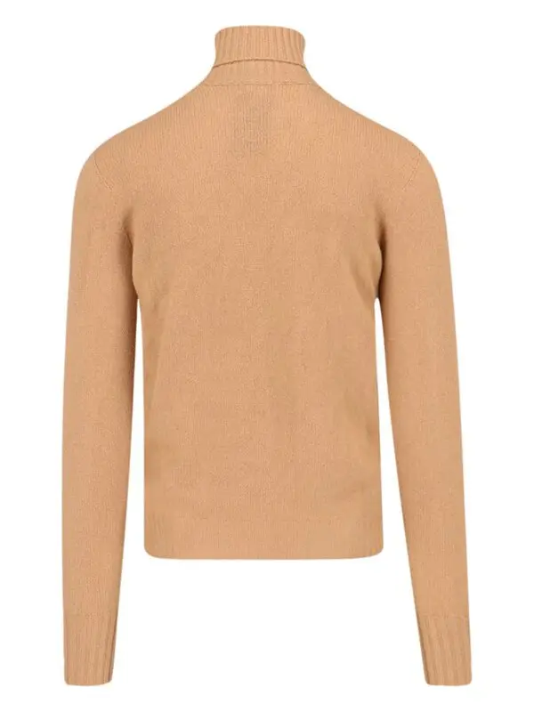 DRUMOHR Roll-neck Cashmere Sweater - Neutrals