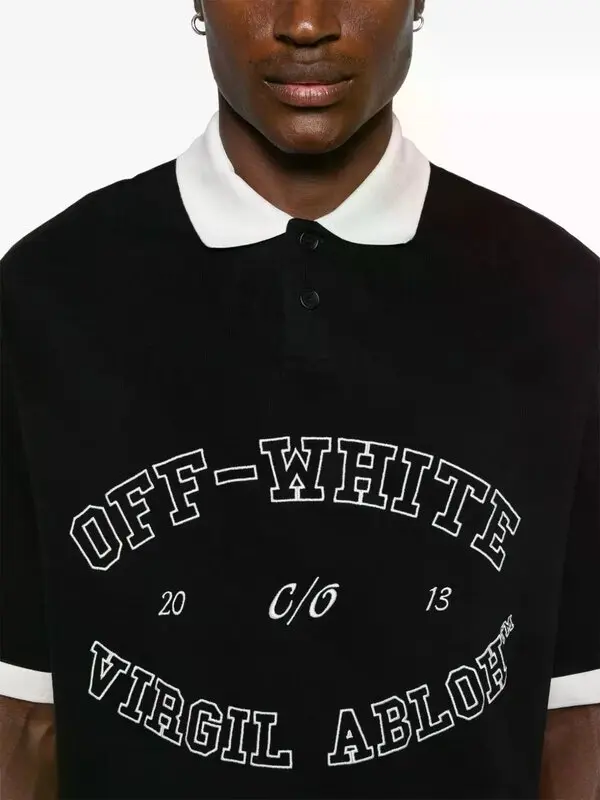 Off-White Logo-detail Polo Shirt