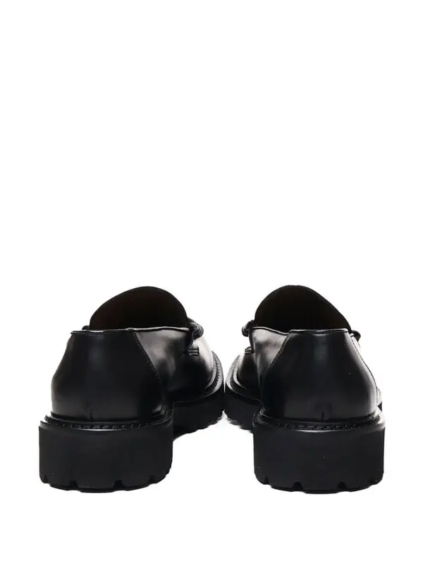 DOUCAL'S Calfskin Loafers - Black