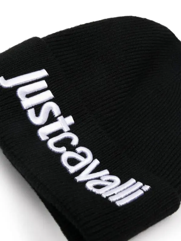 Just Cavalli Embroidered-logo Beanie