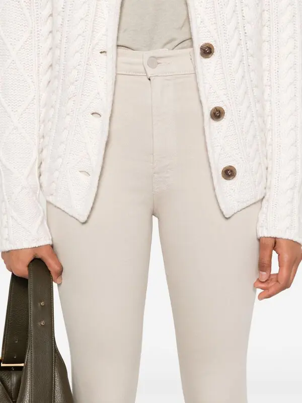 MOTHER The Hustler Flood Jeans - Neutrals