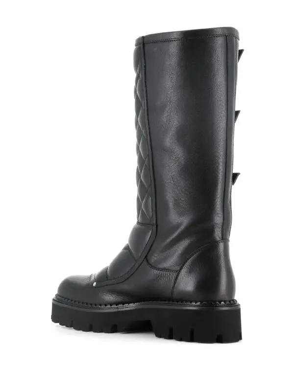 Sartore Multi-way Strap Quilted Leather Boots