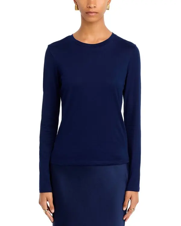 Theory Long Sleeve Apex Tiny Tee