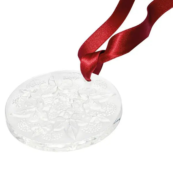 Lalique Lierre Ornament - Clear