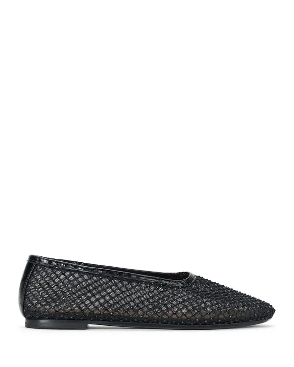 Staud Alba Ballet Flats - Black