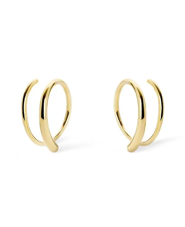 ANA LUISA Harley Double Hoop Earrings - Gold