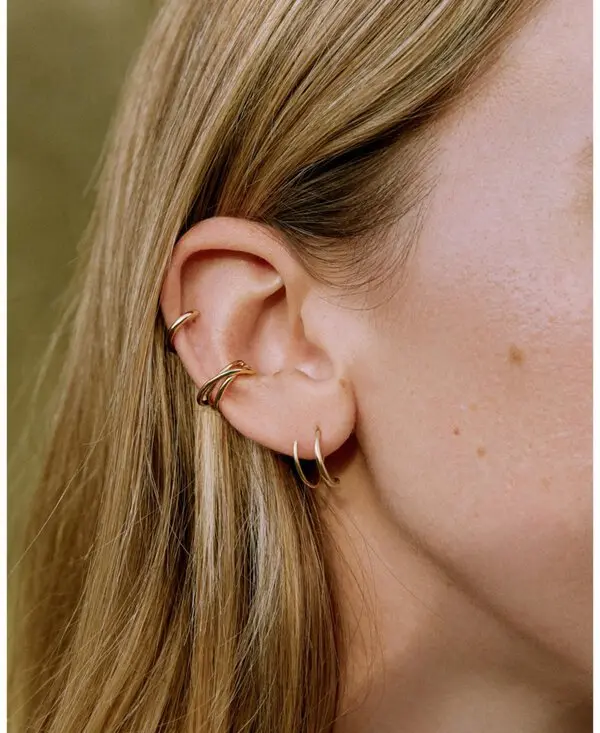 ANA LUISA Harley Double Hoop Earrings