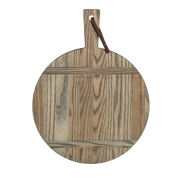J.K. ADAMS Wood Medium Round Serving Board - Ash