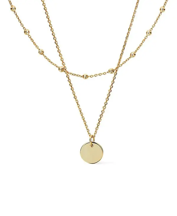 ANA LUISA Willow Coin Necklace Set - Gold