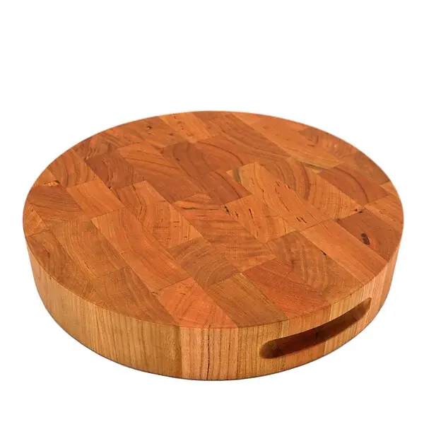 J.K. ADAMS 12 Round End Grain Board - Cherry
