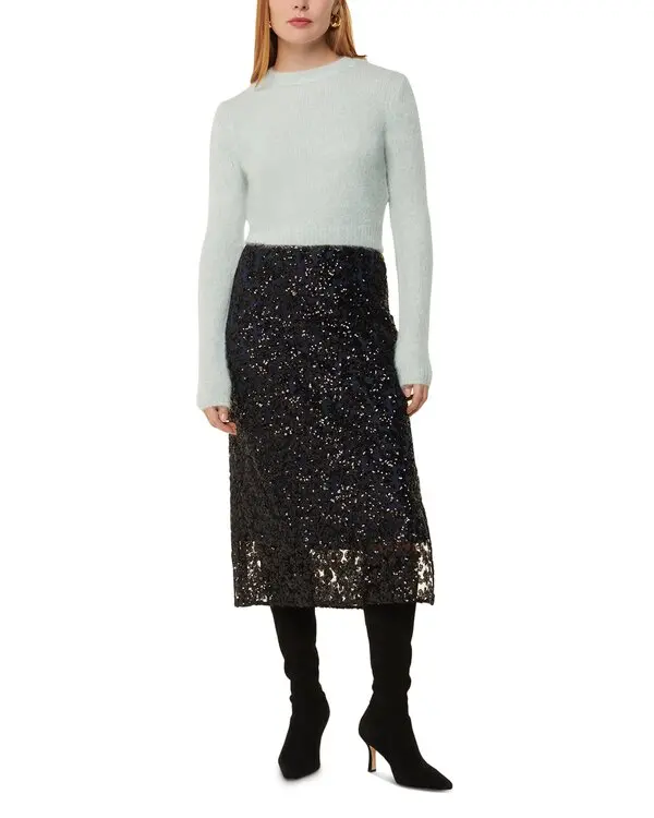 Whistles Dorrie Fluffy Knit Sweater