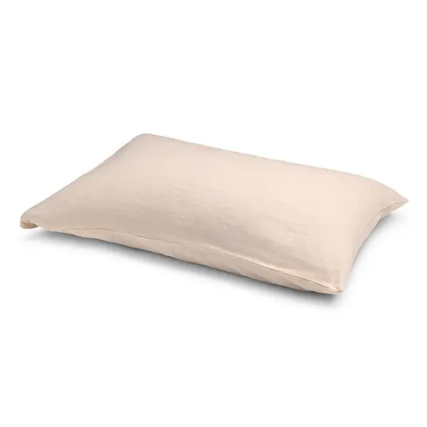 PIGLET IN BED Linen Blend Pillowcase Pair - Pearl