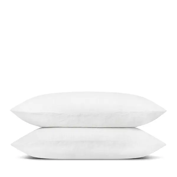 PIGLET IN BED Linen Blend Pillowcase Pair - White