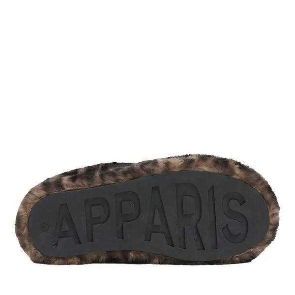 Apparis Misha Slipper - Dark Leopard