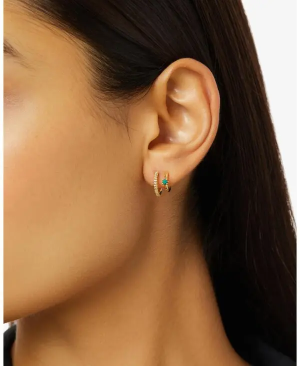 ANA LUISA Double Hoop Percy