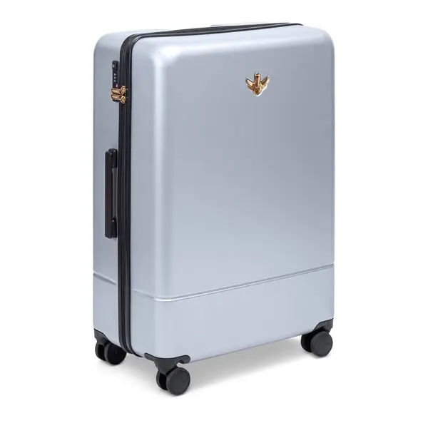 ROYCE & ROCKET The Castle Classic Full Set Luggage - Silver/tobacco