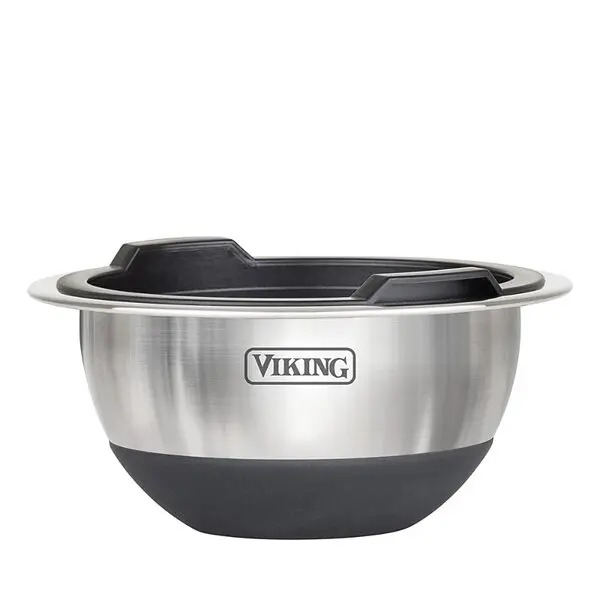 VIKING 10 Piece Stainless Steel Mixing Bowl Set - Black