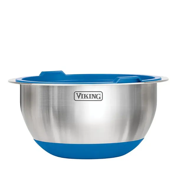 VIKING 10 Piece Stainless Steel Mixing Bowl Set - Blue