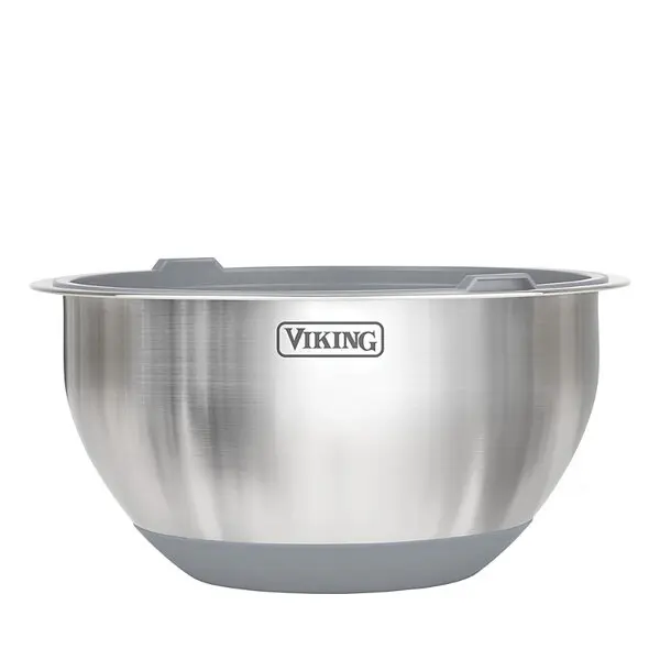 VIKING 10 Piece Stainless Steel Mixing Bowl Set - Gray