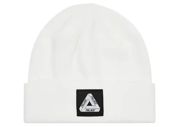 PALACE Triferg Patch Beanie - White