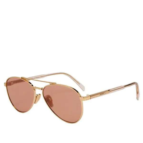 Prada A58s Sunglasses In Gold/Orange - 60% Off | Editorialist display picture 2