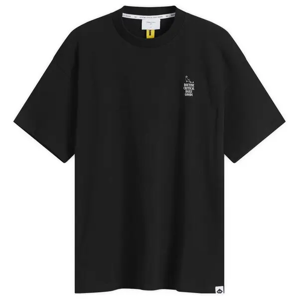 PERCIVAL Motvation Oversized Auxiliary T-shirt - Black