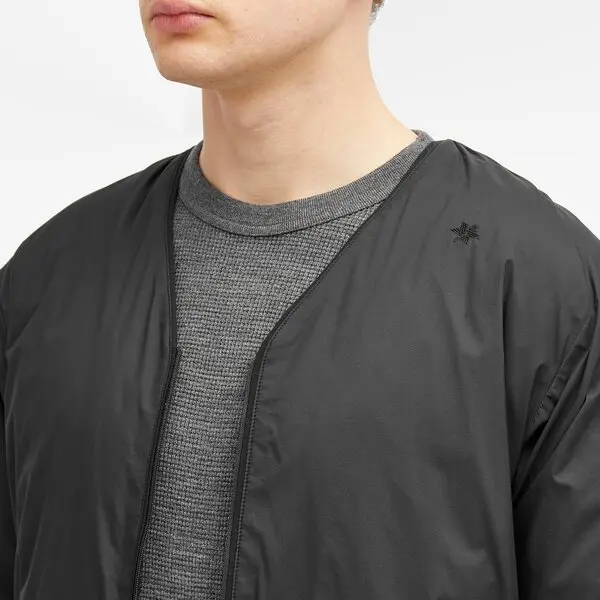 Goldwin V-Neck Zip Down Cardigan In Black - 70% Off | Editorialist