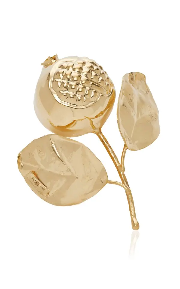 BRANDIMARTE Hand-crafted -plated Sterling Silver Pomegranate - Gold
