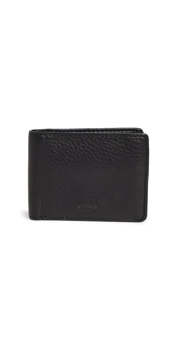 Shinola Leather Bifold Wallet - Black
