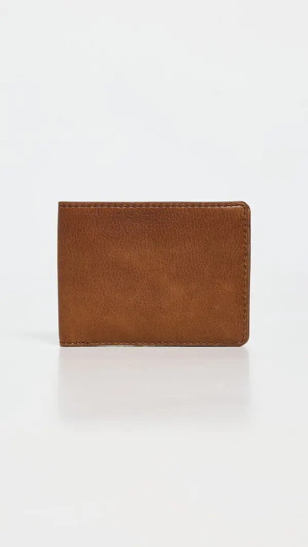 Shinola Leather Bifold Wallet - Tan