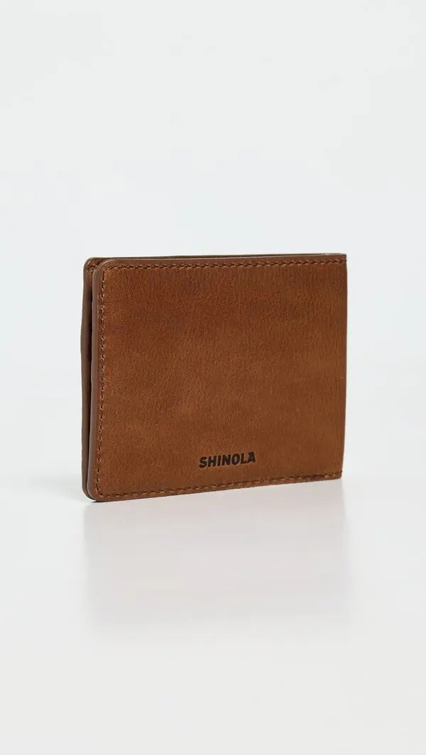 Shinola Leather Bifold Wallet - Tan