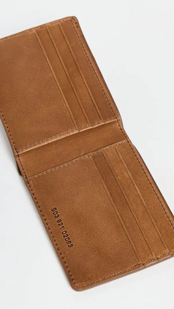 Shinola Leather Bifold Wallet - Tan