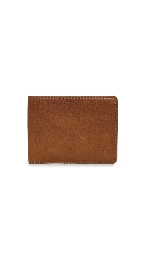 Shinola Leather Bifold Wallet - Tan