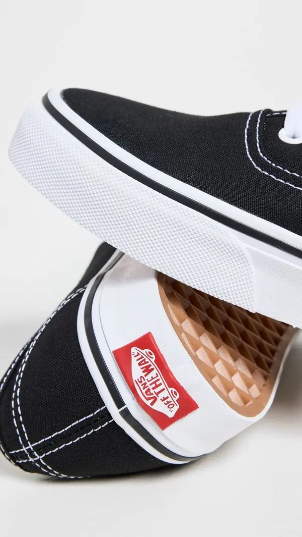 VANS Authentic Lace Up Sneakers - Black/white