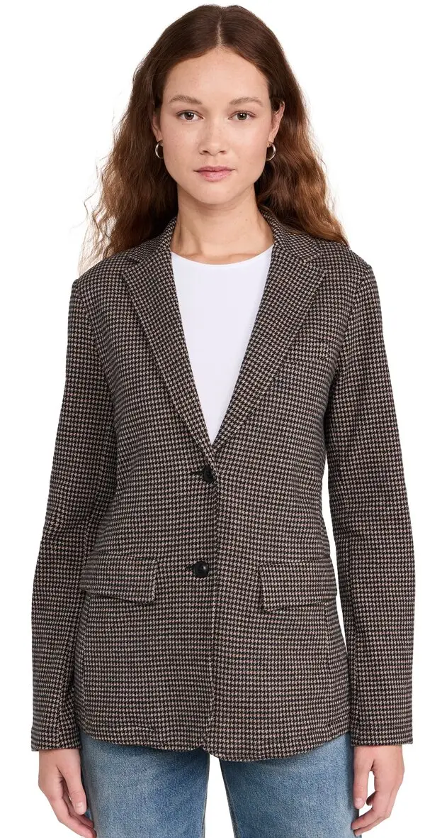 Faherty Brand Houndstooth Inlet Blazer