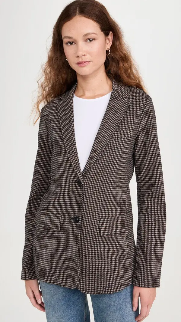 Faherty Brand Houndstooth Inlet Blazer