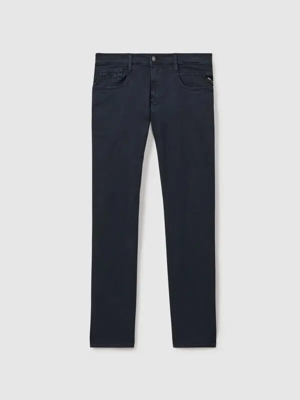 REPLAY Slim Fit Garment Dyed Jeans - Blue