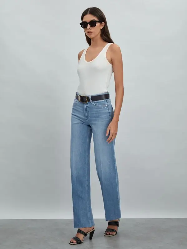 Paige Anessa Cropped Flared Jeans