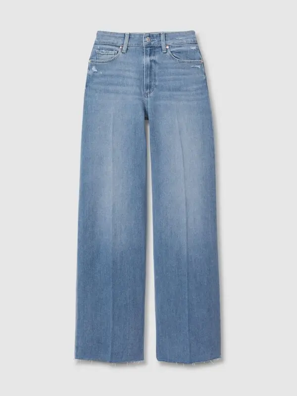 Paige Anessa Cropped Flared Jeans
