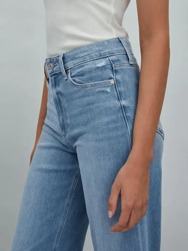Paige Anessa Cropped Flared Jeans