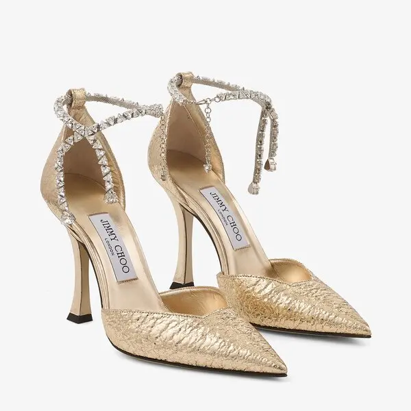 JIMMY CHOO Stevie 100 Pumps - Silver