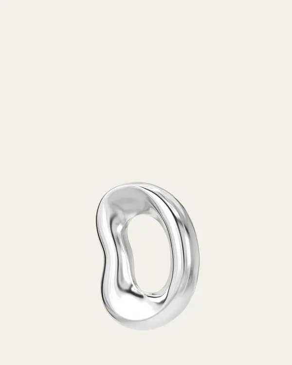 Charlotte Chesnais Shima Earring Single - Silver