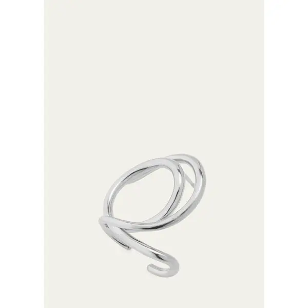 Charlotte Chesnais Lasso Earring Silver, Single - Sterling Silver