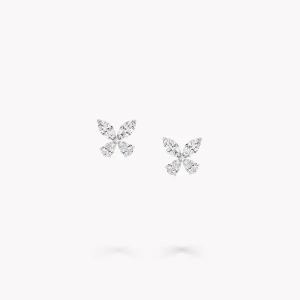 Graff Classic Butterfly Diamond Stud Earrings