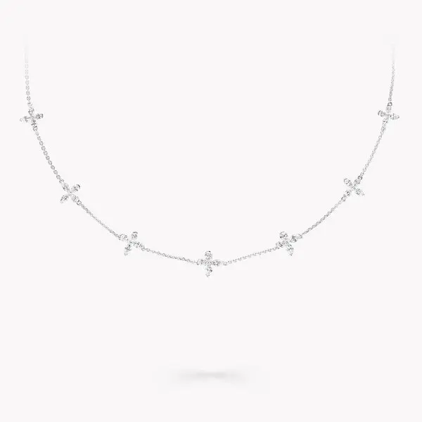 Graff Classic Butterfly Petite Diamond Necklace - White Gold