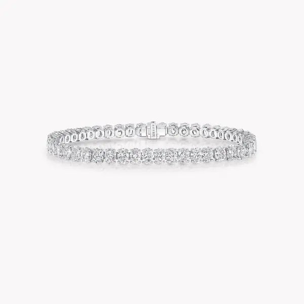 Graff Classic Oval Diamond Bracelet - White Gold